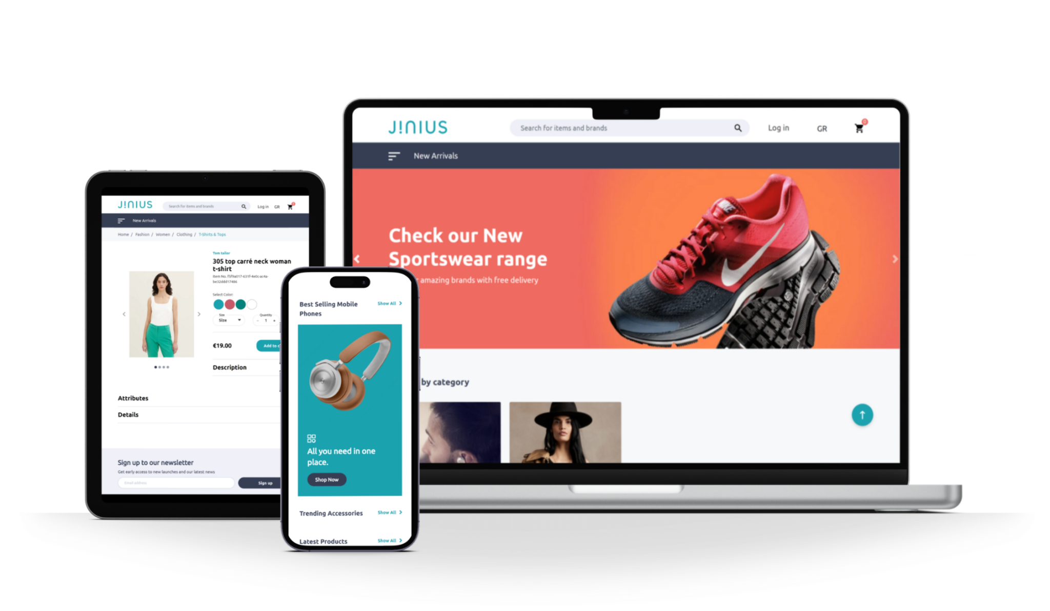 Jinius E-commerce platform - jinius